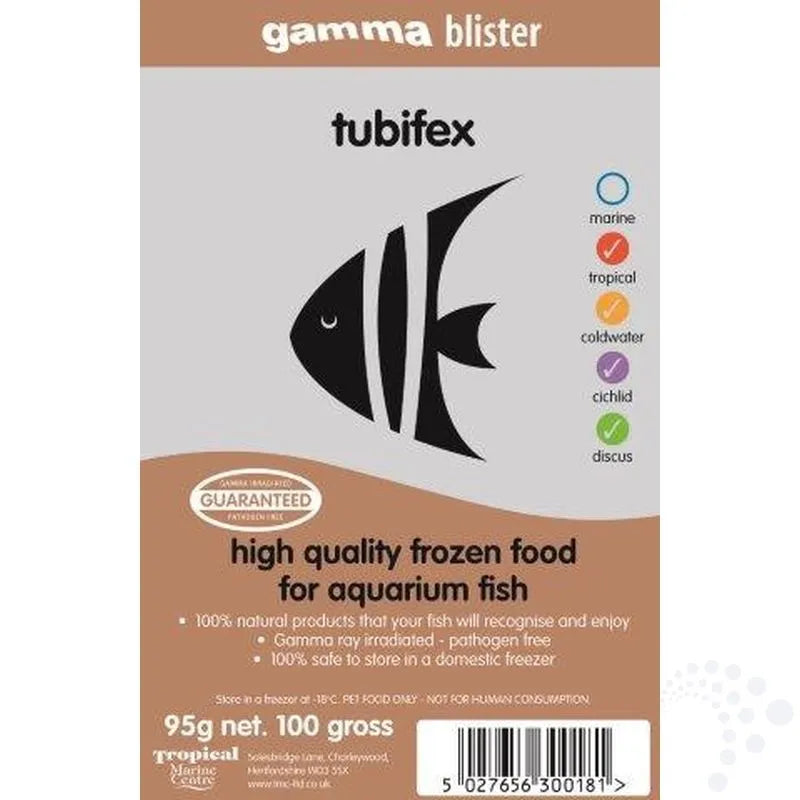 Gamma Tubifex Blister Pack 100g – Jaspet